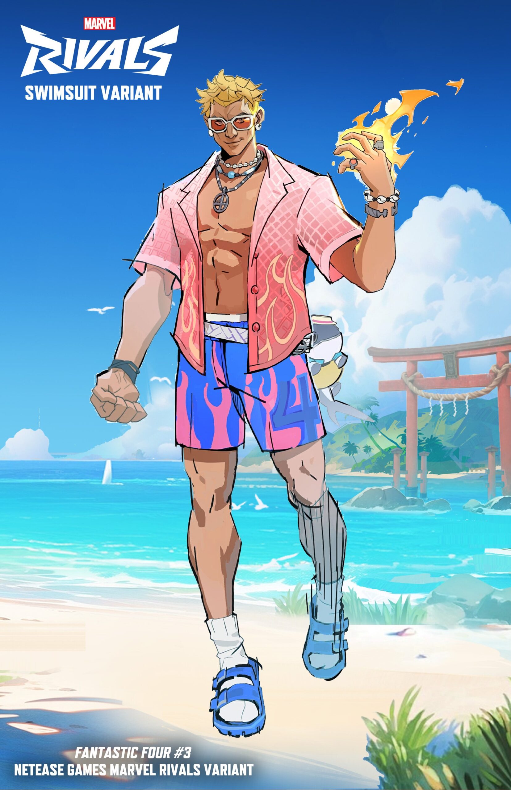 Human Torch: Swimsuit – Rivalskins