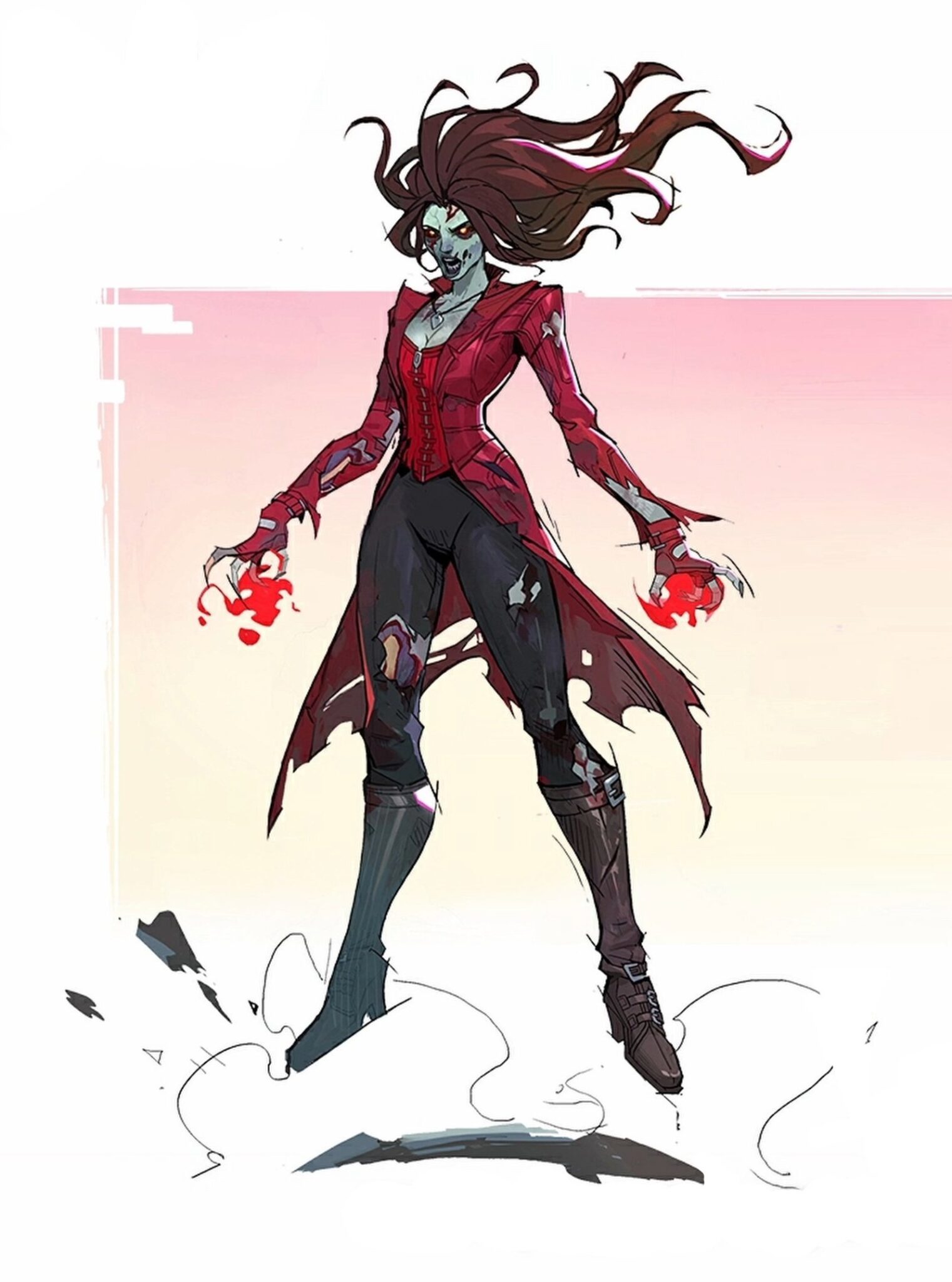 Scarlet Witch: Zombie Costume – Rivalskins
