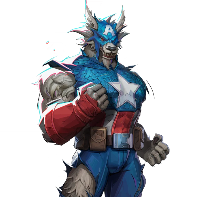 Captain America | Capwolf Costume - Marvel Rivals Skins