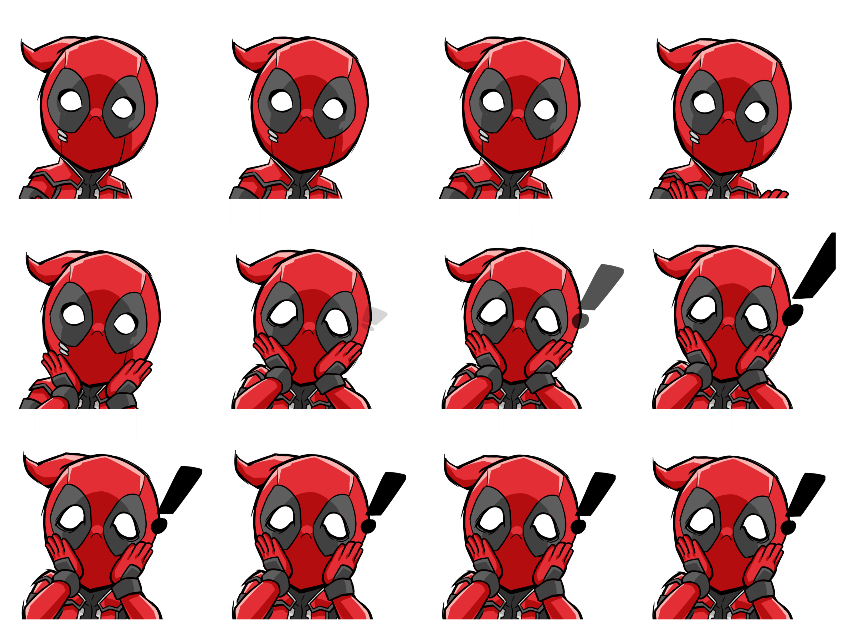 DEADPOOL - EMOJI BUNDLE - Marvel Rivals Skins