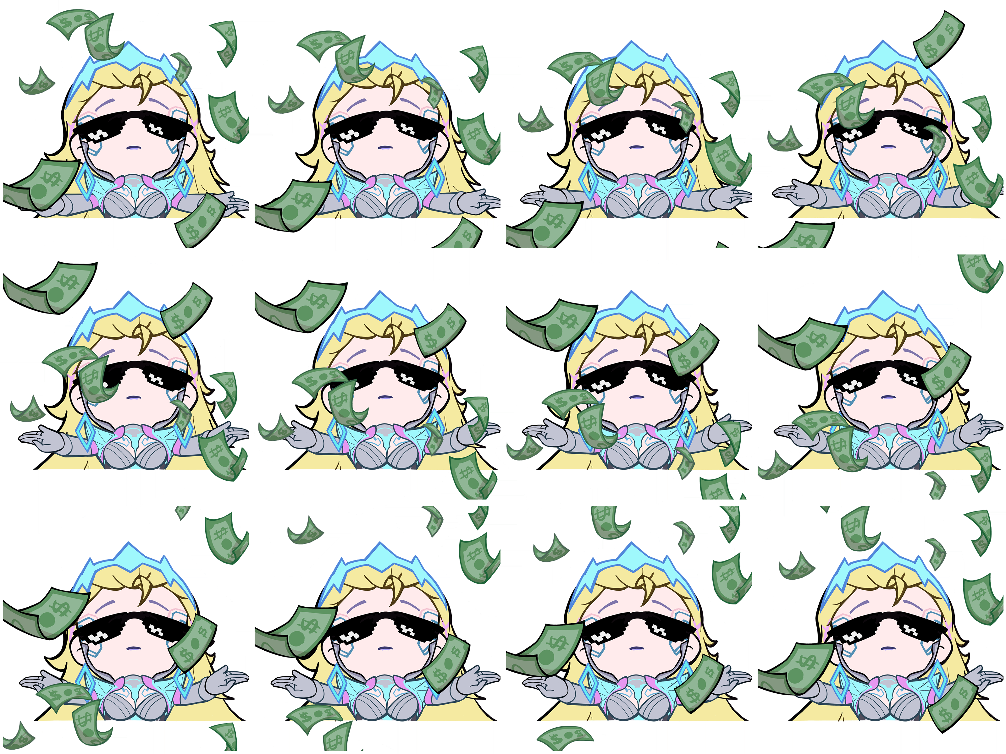 Emma Frost - Hellfire Protocol Emoji Bundle - Marvel Rivals Skins