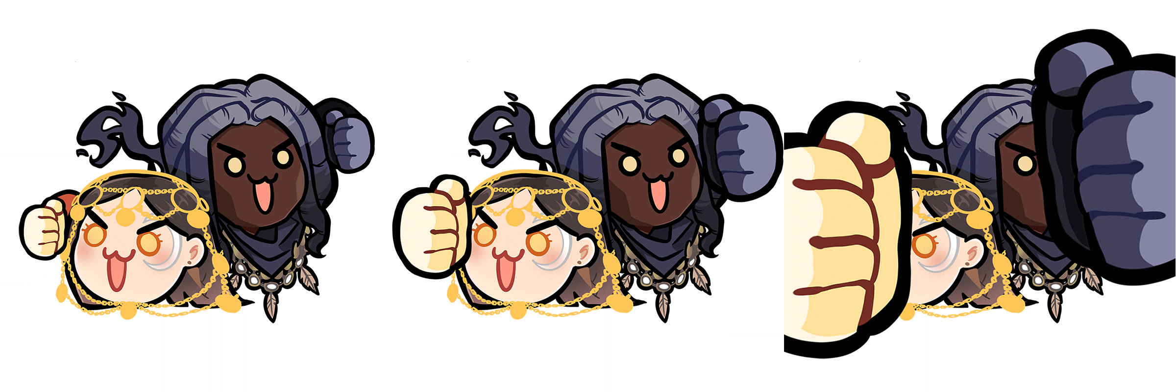 Cloak & Dagger Emoji Bundle - Marvel Rivals Skins